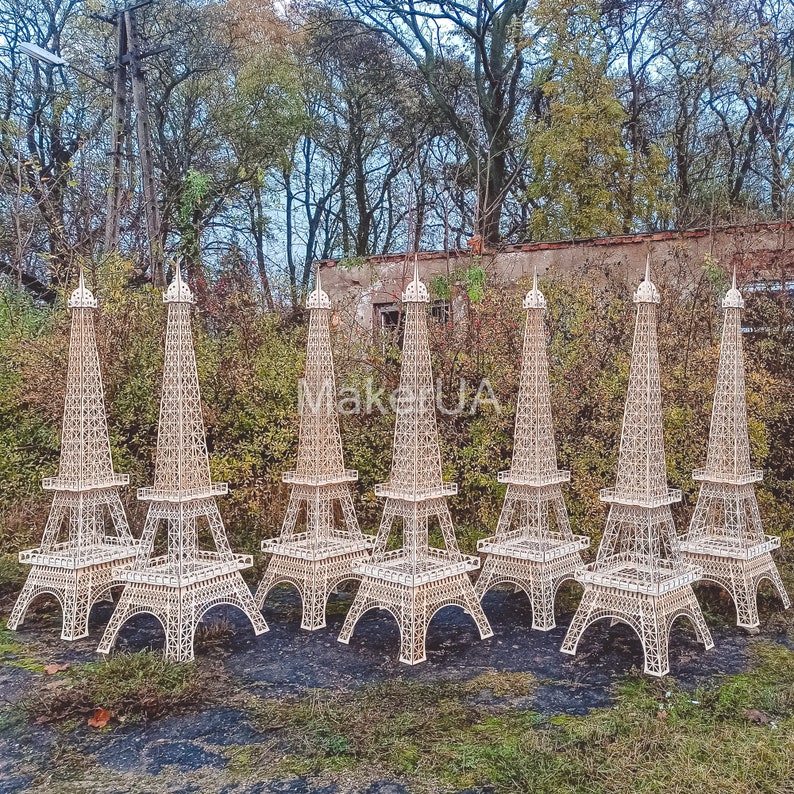 Eiffel Tower for Birthday Wedding Decorations Table Centerpieces Event Party Prop Shop Set Lot ...