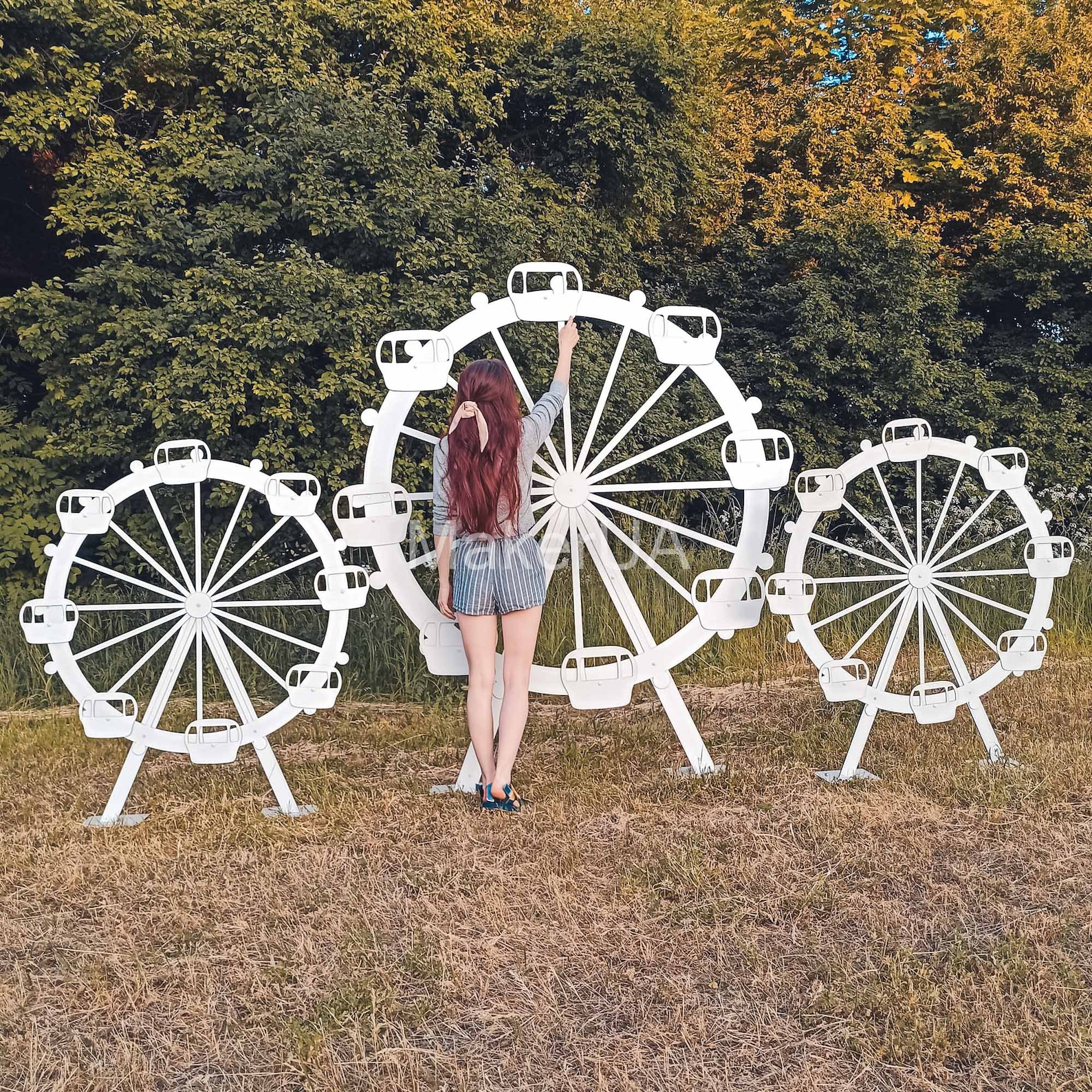 Ferris Wheel Festival Birthday Wedding Theme Party Decoration Event Big ...