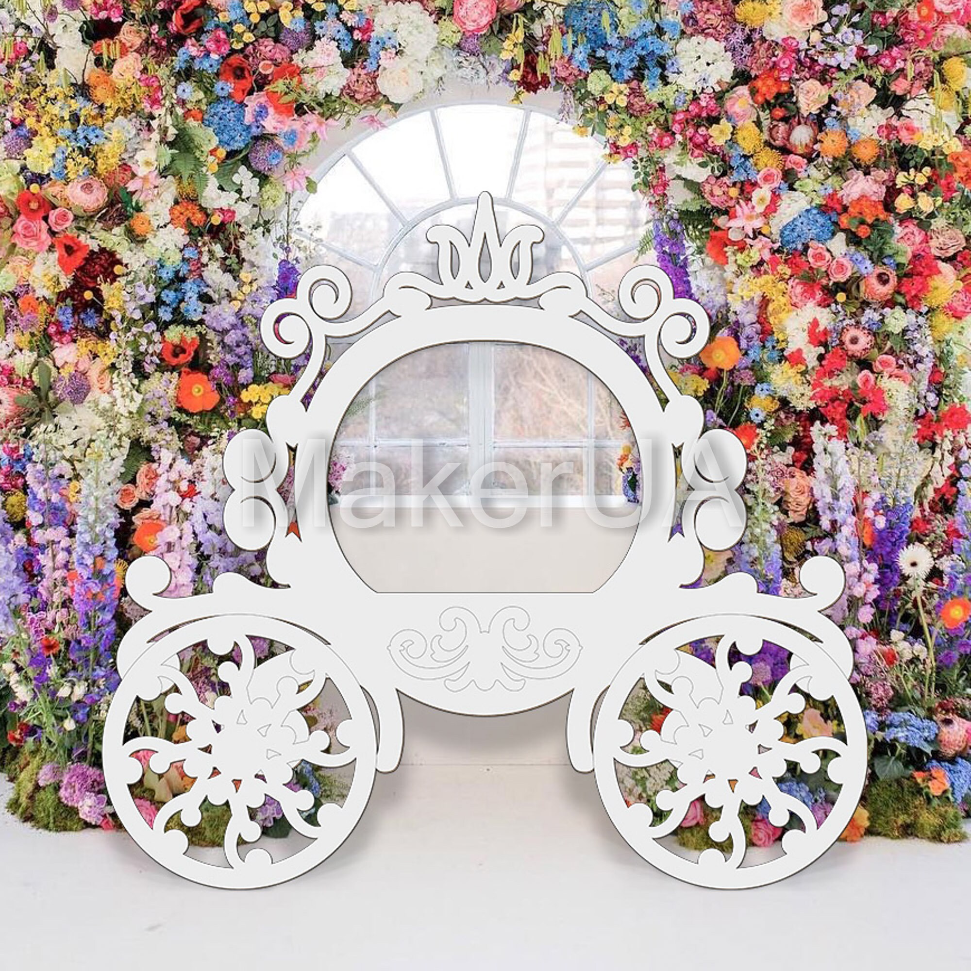 Cinderella's Carriage Coach Horse Stage Backdrop Wedding - Etsy
