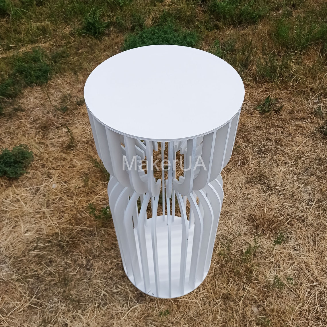 Cake Table Dessert Display Sweet Stand Round Wooden Wedding Birthday ...