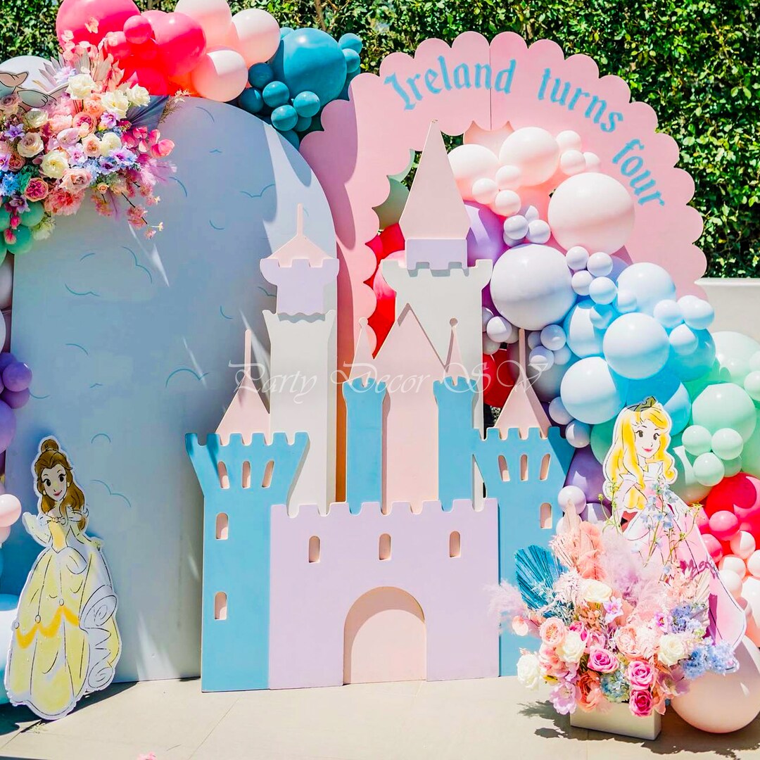 Princess Castle Backdrop for Party Birthday Baby Shower Big Room Event ...
