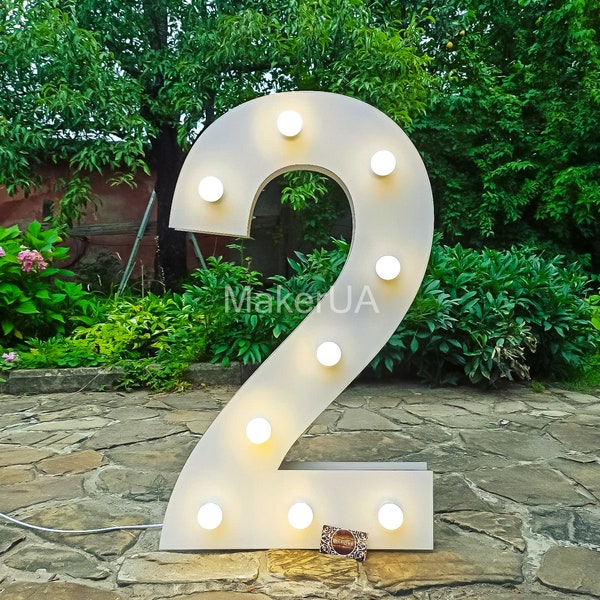 Light up Numbers - Etsy