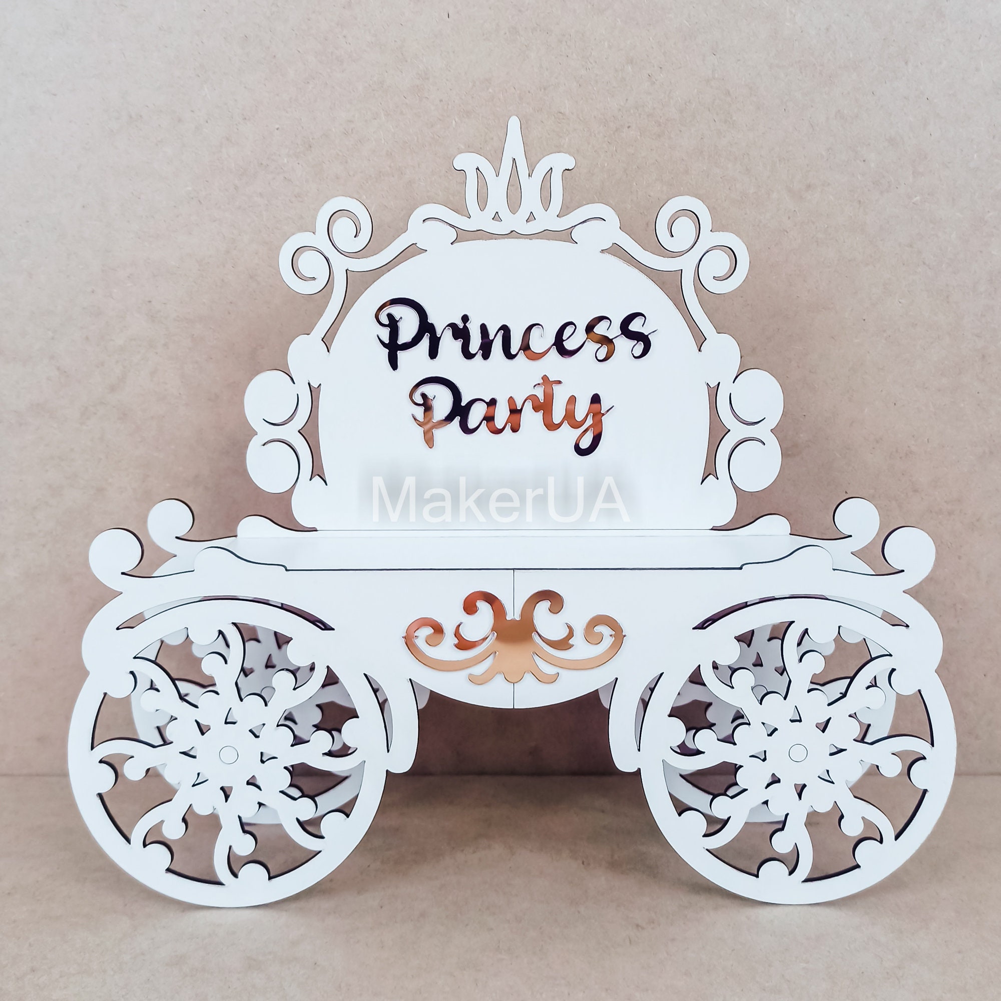 Princess Carriage Candy Cart, Sweet Cart, Cake Stand, Decoration ...