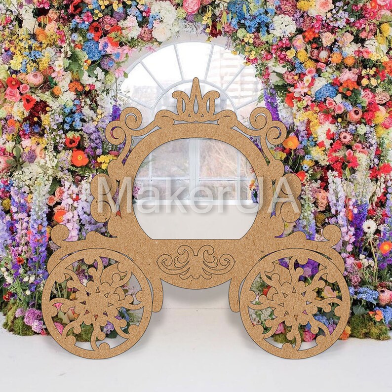 Cinderella's Carriage Coach Horse Stage Backdrop Wedding - Etsy