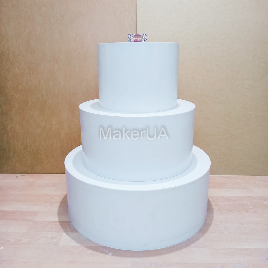 Cake Stand Display Dessert Table Pedestal Cylinder Pillar Plinth Column ...