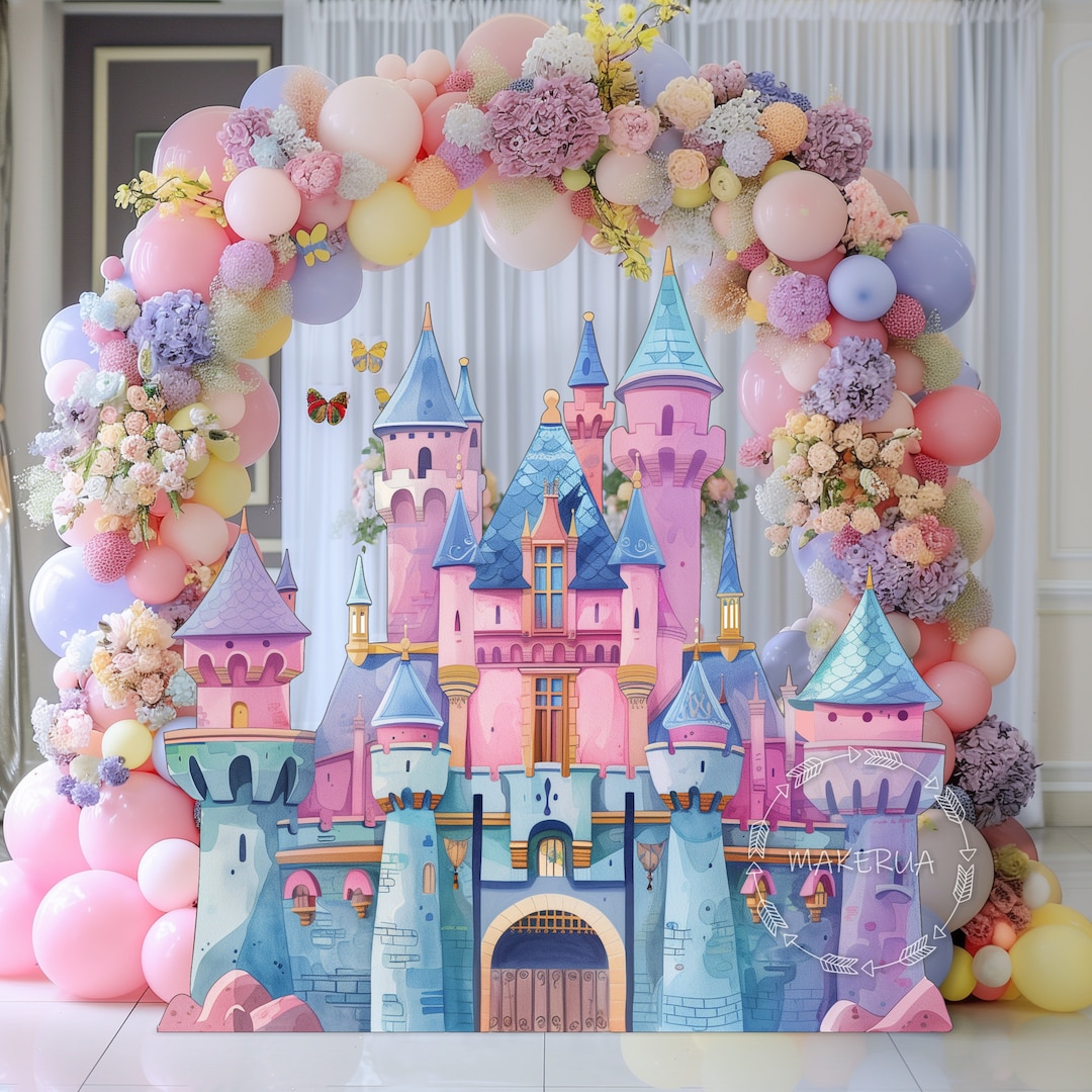 Fairytale Princess Castle Decorations for Magical Birthday Theme Party ...