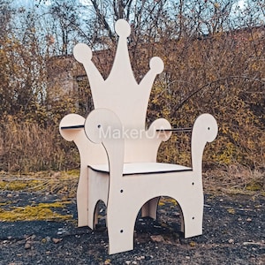 Baby Throne Chair for Birthday King Queen Girl Boy Event Party Photo ...