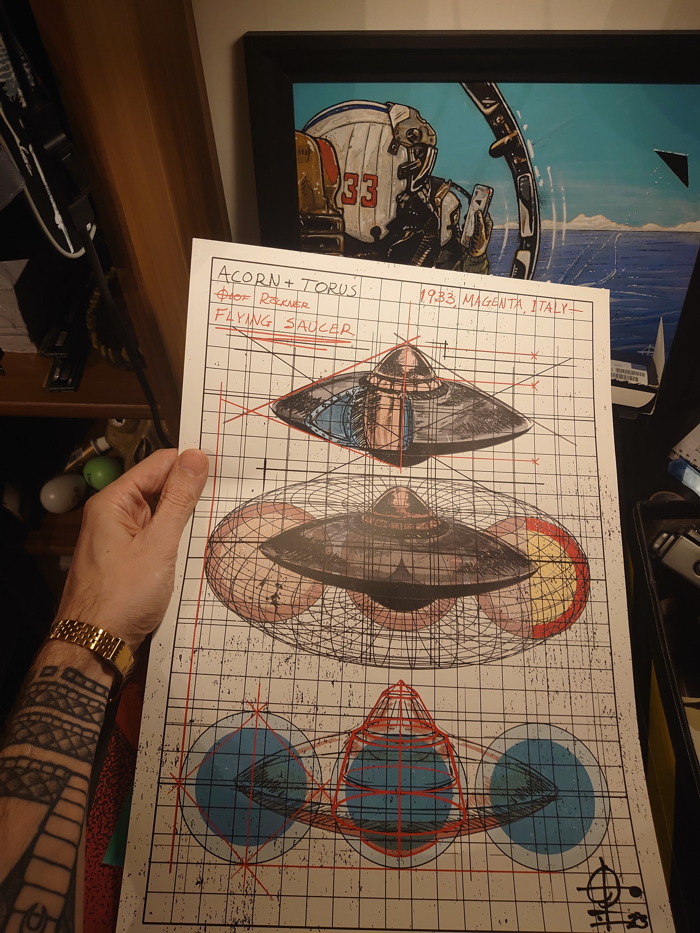 Magenta/acorn Ufo Schematics - Etsy