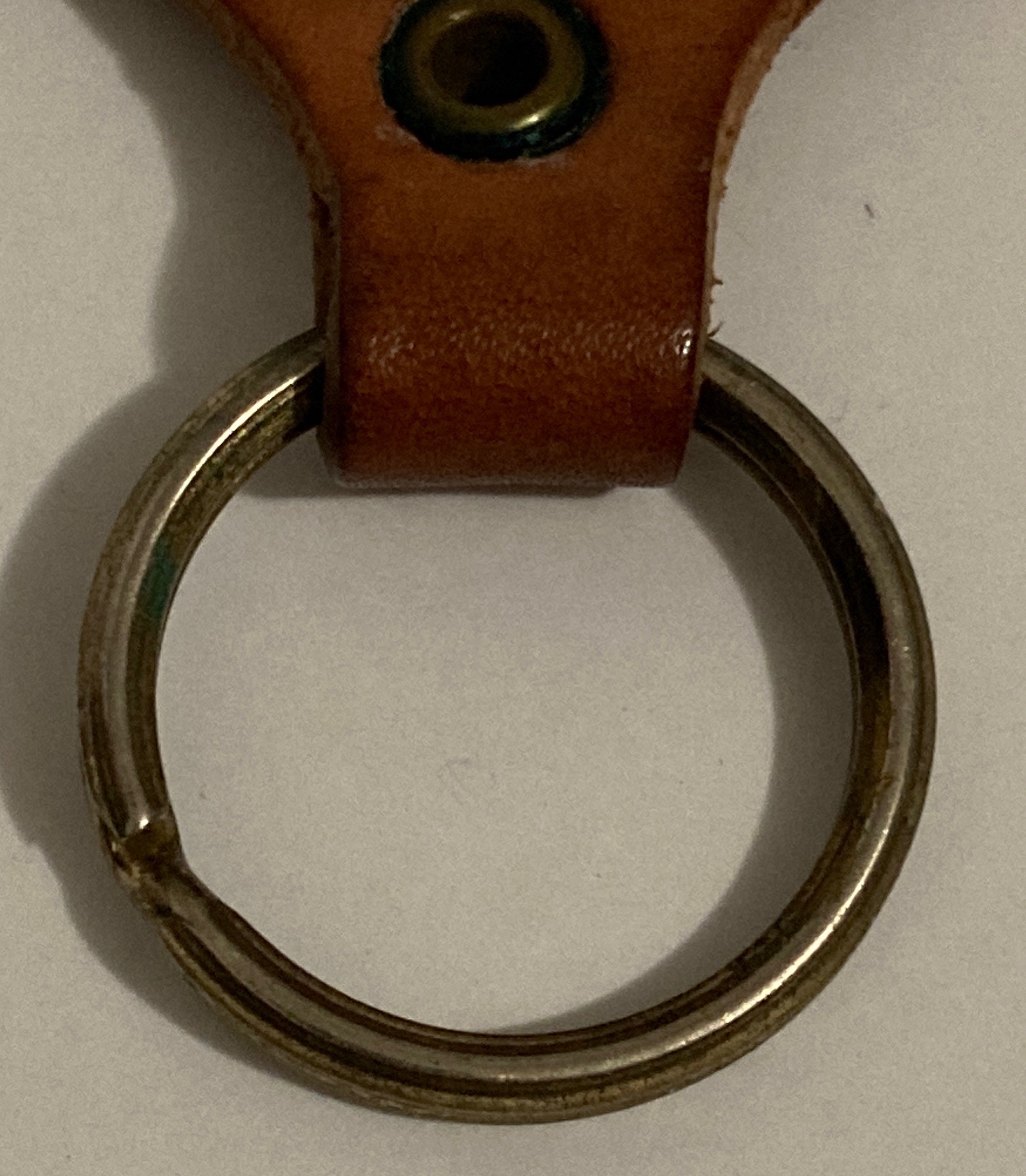 Vintage Western Keychain With Leather Fob Tony Lama Morgan Texas Boot ...
