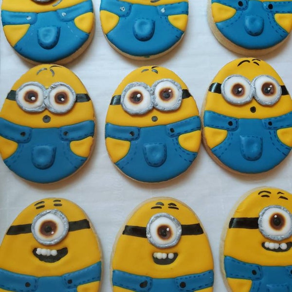 Minions Cookies - Etsy