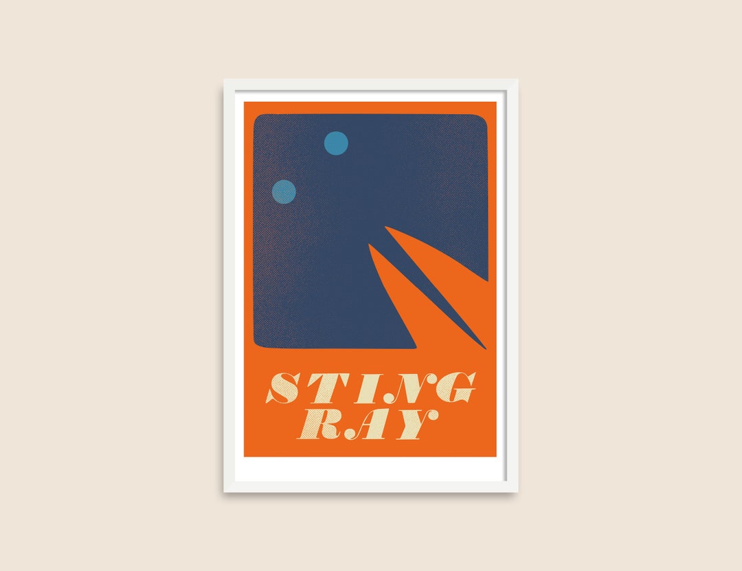 Animal Poster A3 – Stingray - Etsy