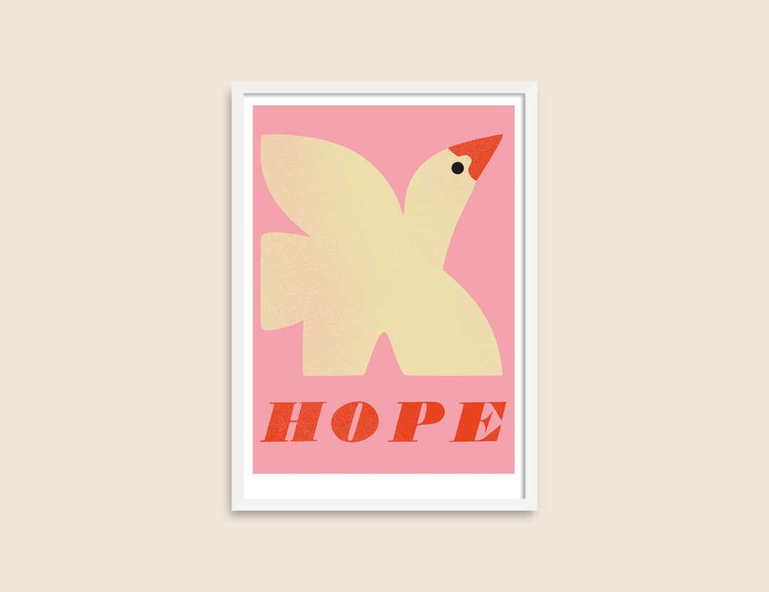Animal Poster A3 – Hope Dove - Etsy