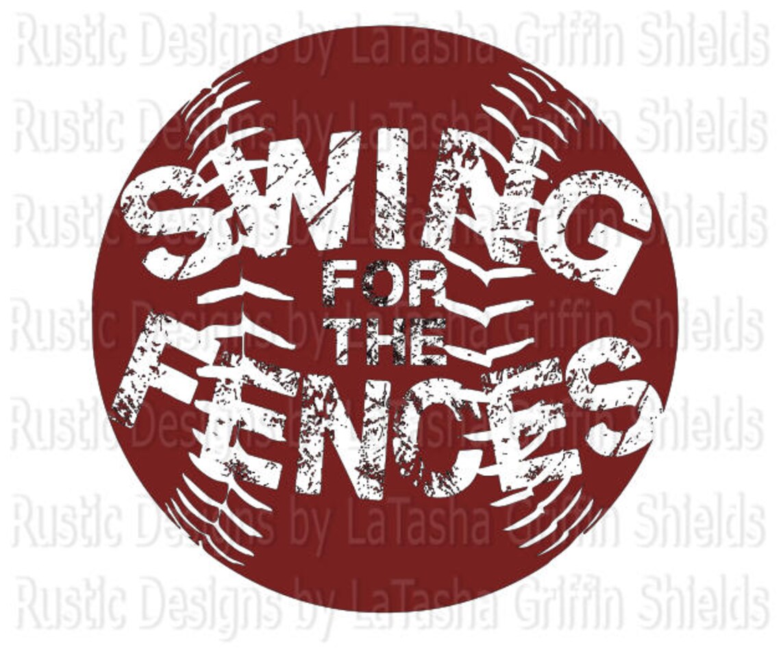 Swing for the Fences | Baseball | Softball | SVG & DXF | Digital File ...
