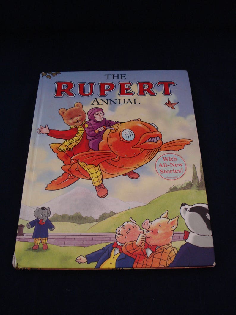 Rupert Bear Annual No74 - Etsy UK