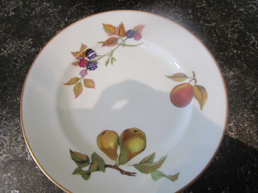 Royal Worcester Evesham 8" Salad Plate - Etsy UK