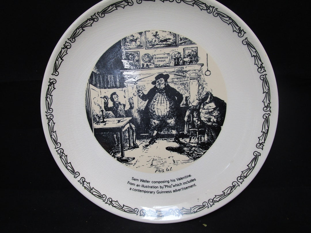 Guinness Promotional Plate Made by Wade - Etsy