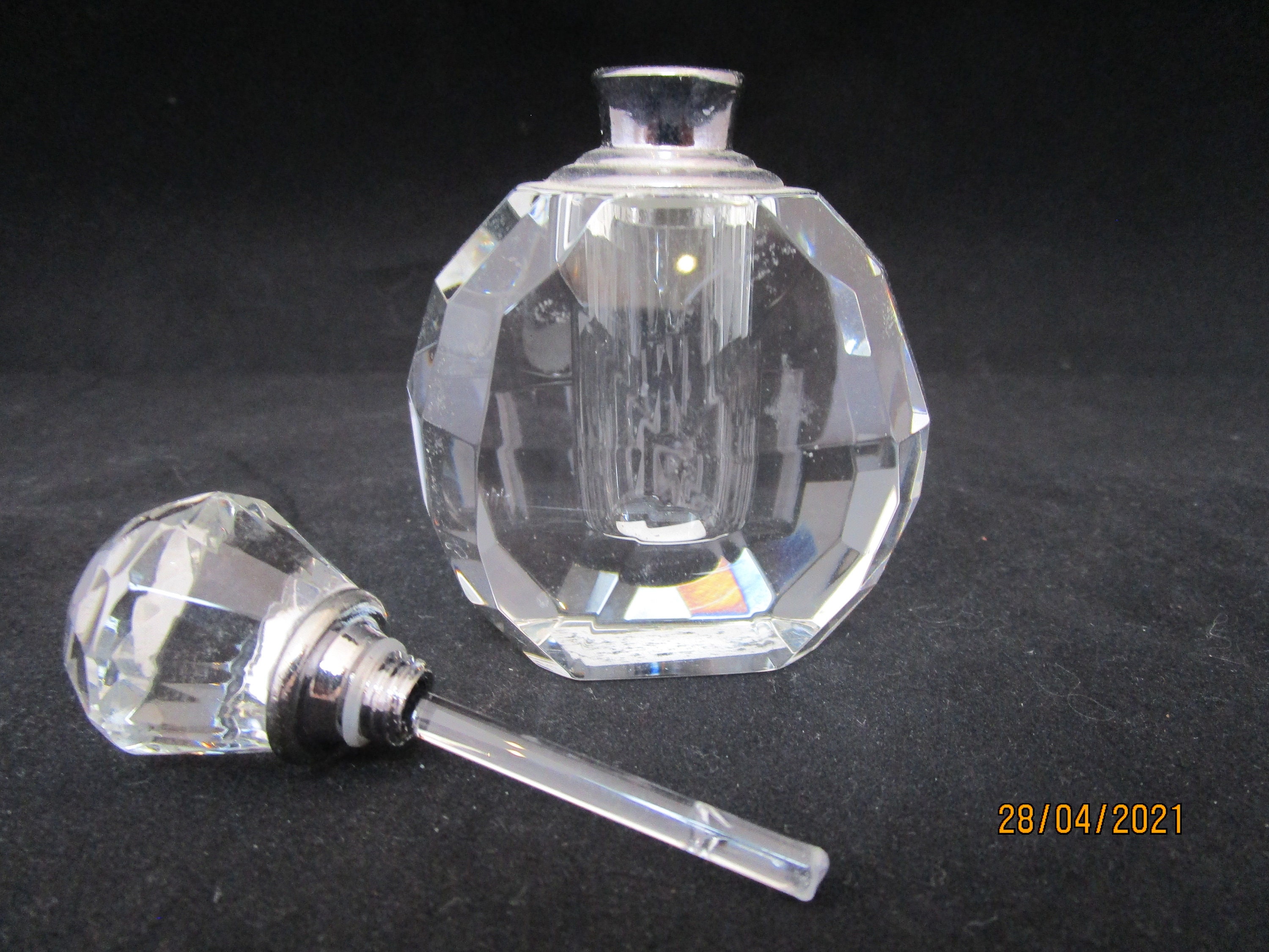 Glass Perfume Bottle With Wand - Etsy UK