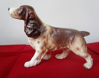 Vintage Ceramic Staffordshire Pottery Spaniel Dog 7 Red - Etsy