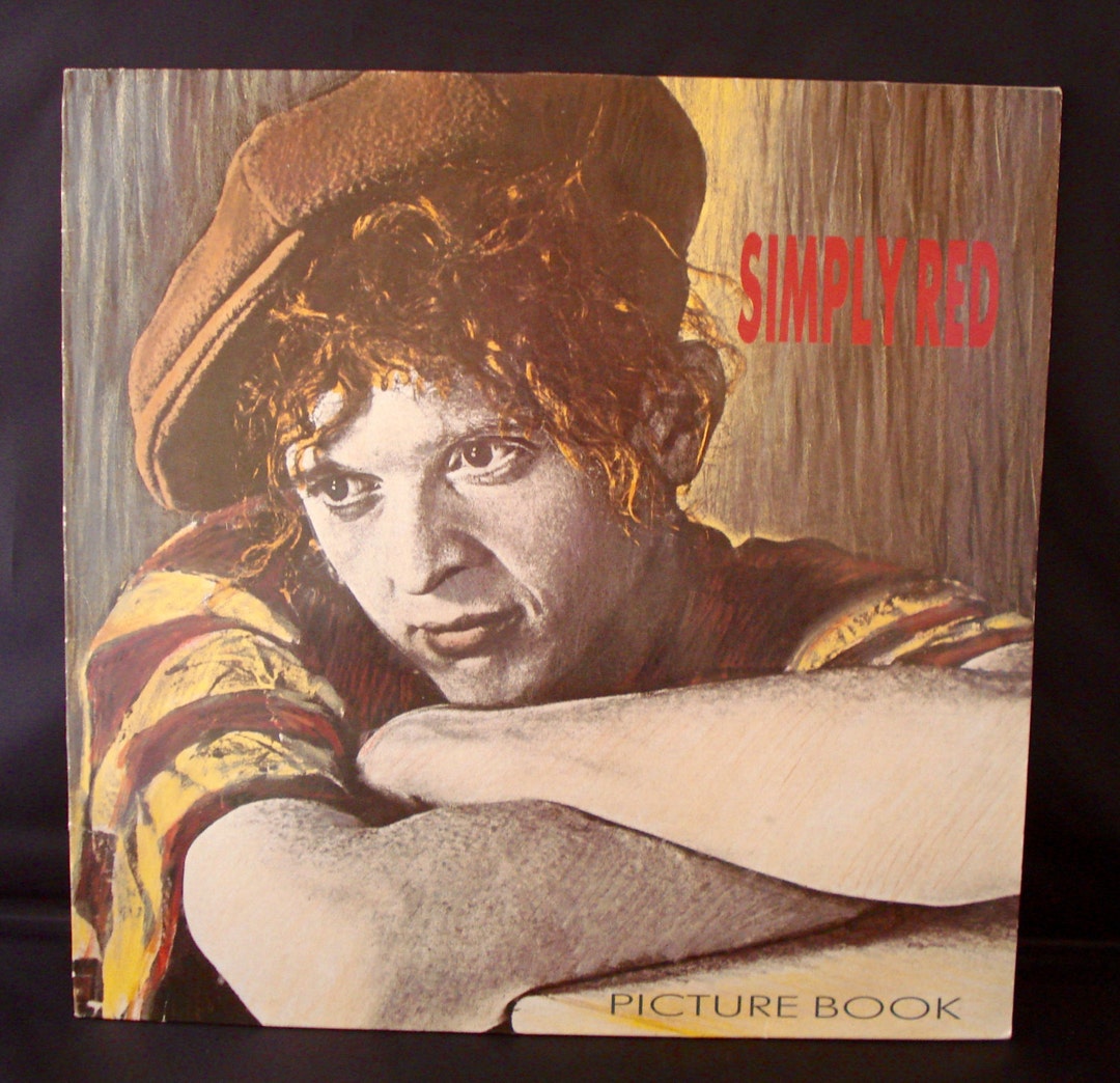 Simply Red Vinyl L.P. Picture Book - Etsy