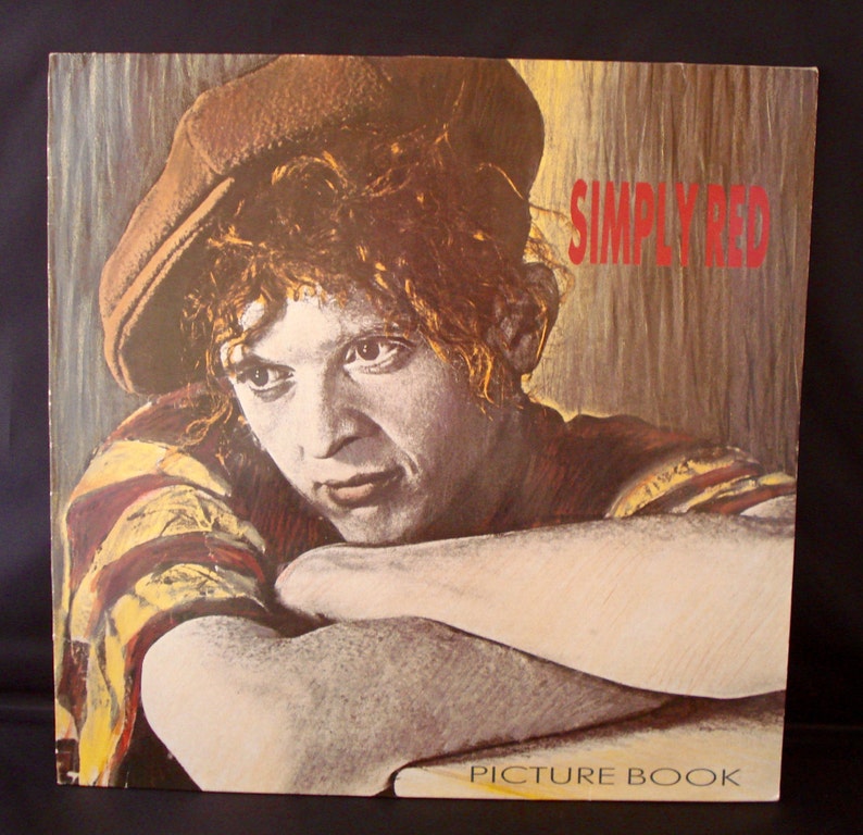 Simply Red Vinyl L.P. Picture Book - Etsy