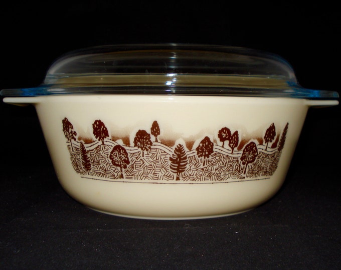 Pyrex Casserole Dish Rustic Pattern - Etsy