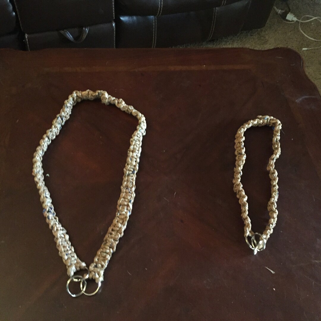 Handmade Plastic Rope Macrame Lanyard Made From All Recycled - Etsy