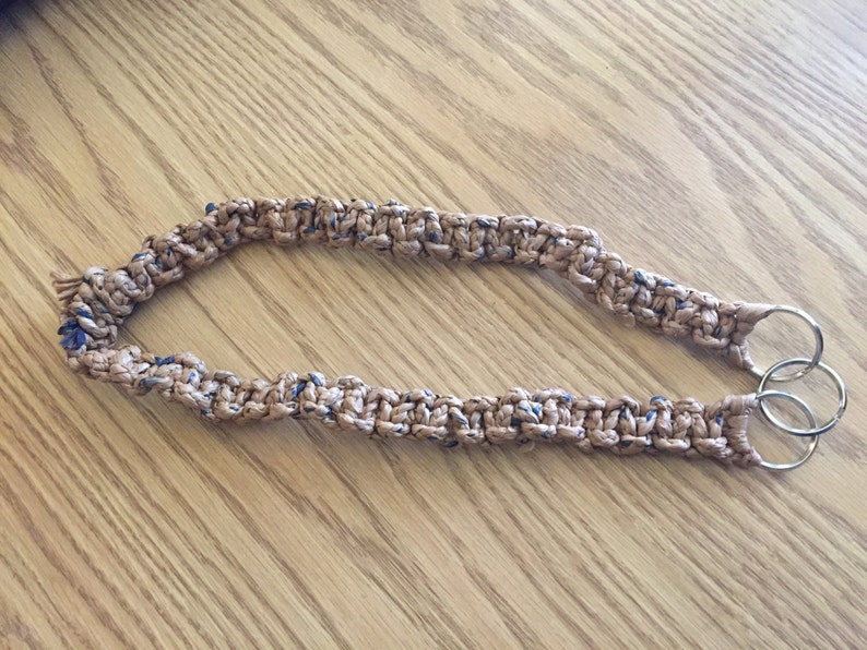 Handmade Plastic Rope Macrame Lanyard Made From All Recycled - Etsy