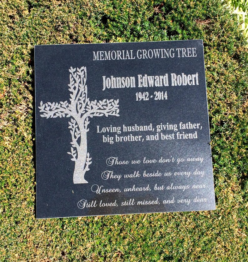 Dementia Awareness Memorial Cross Growing Tree Garden | Etsy