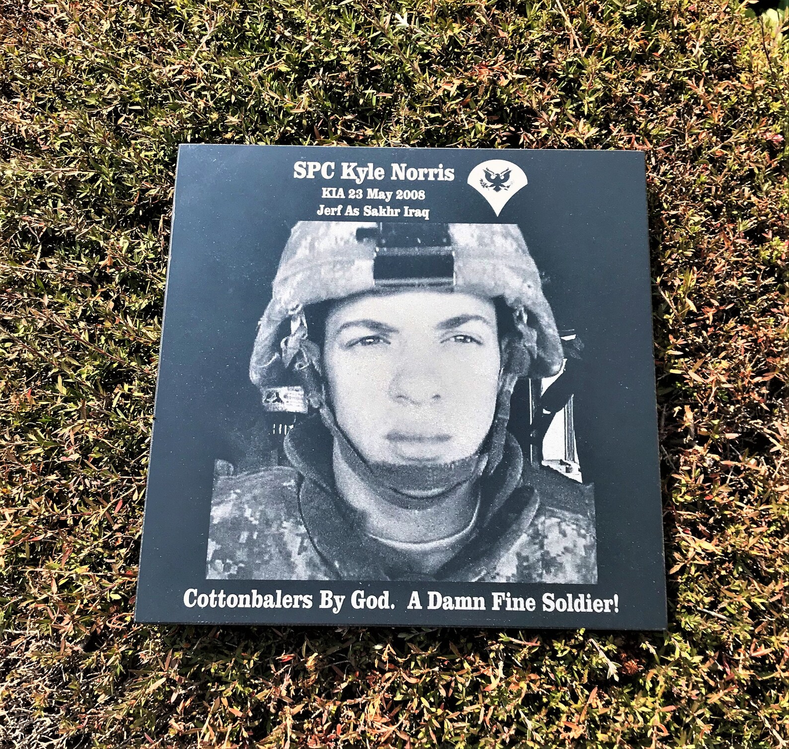 Commemorative Veteran Soldier Memorial Marker Personalized - Etsy