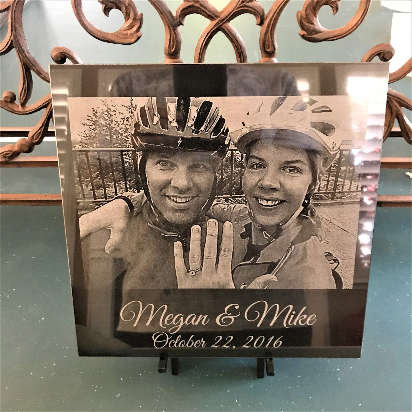 Custom Engraved Granite/marble Wedding Anniversary Gift | Etsy