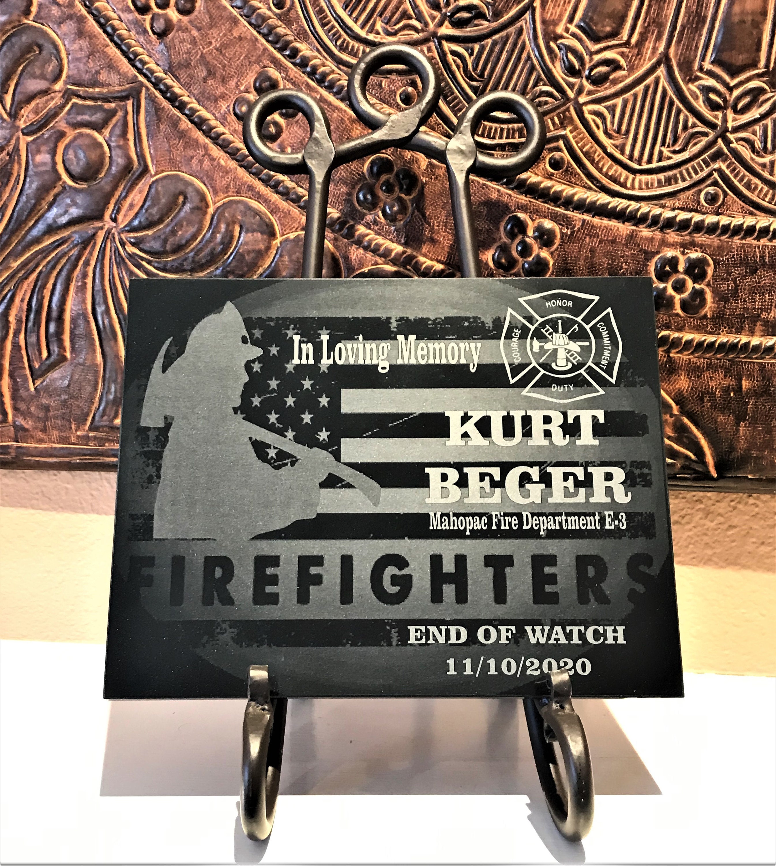 End of Watch Firefighter Custom Designed Memorial Custom | Etsy