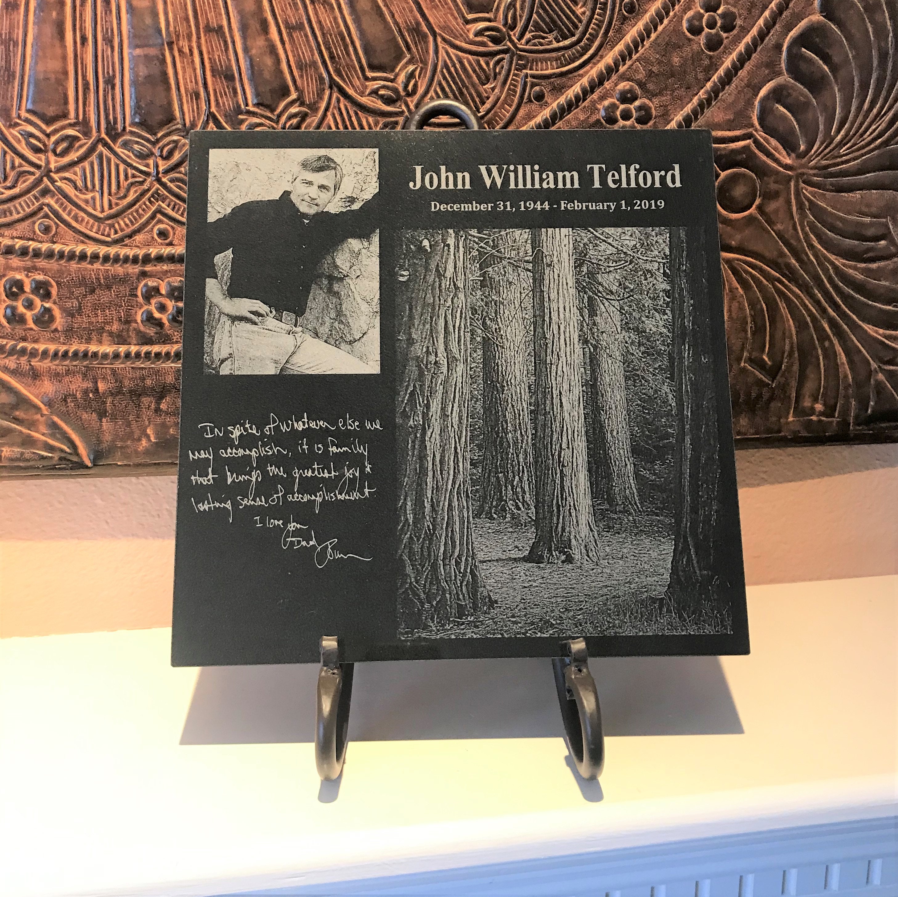 Personalized Memorial Keepsakes With Your Photo Etched on - Etsy