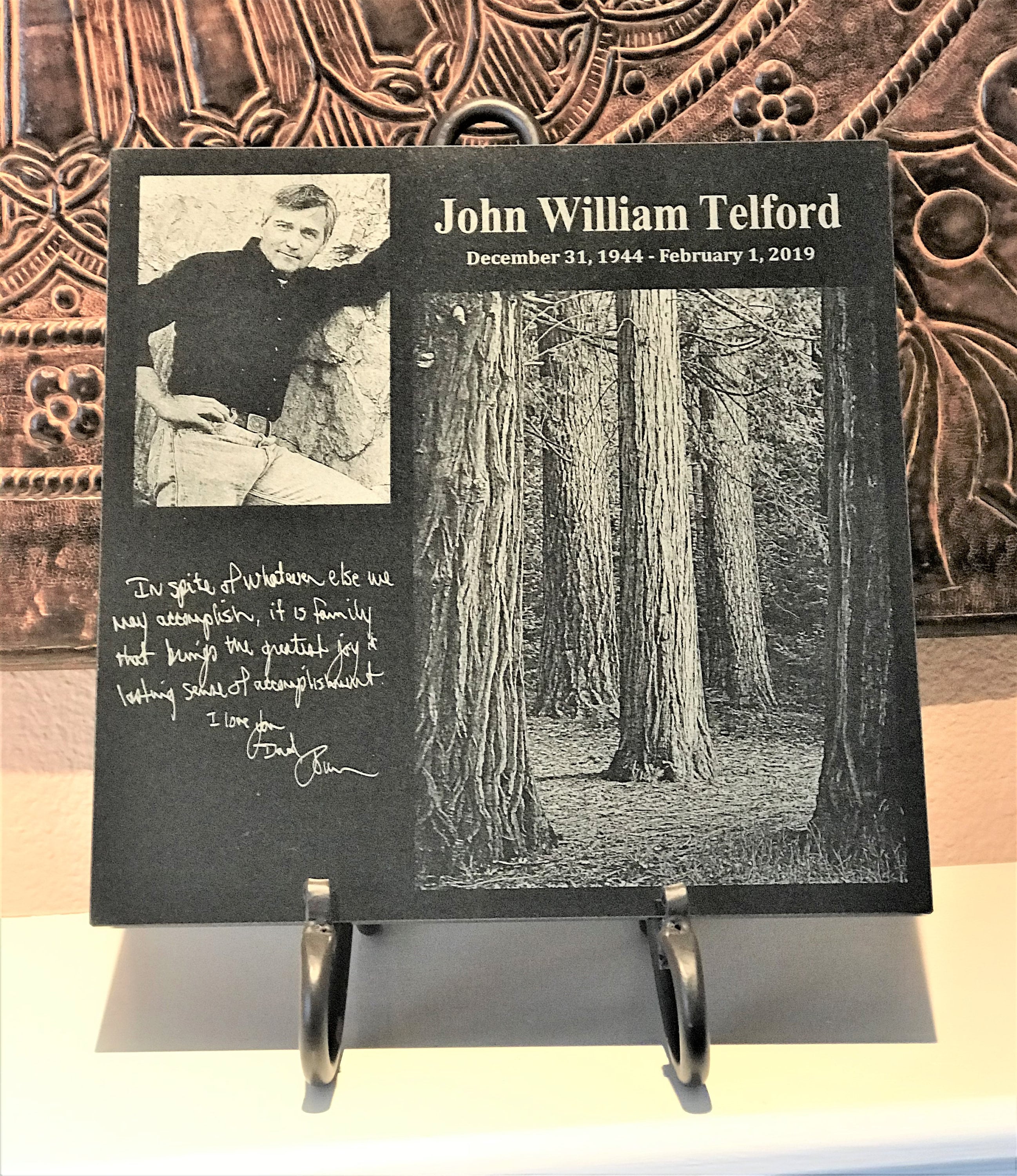 Handwritten Messages Engraved on Stone Memorial Stone Custom - Etsy