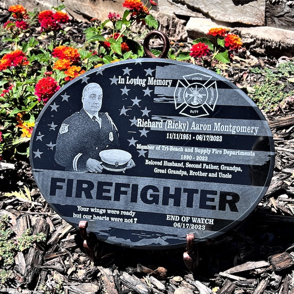 Firefighter Memorial Cross - Etsy