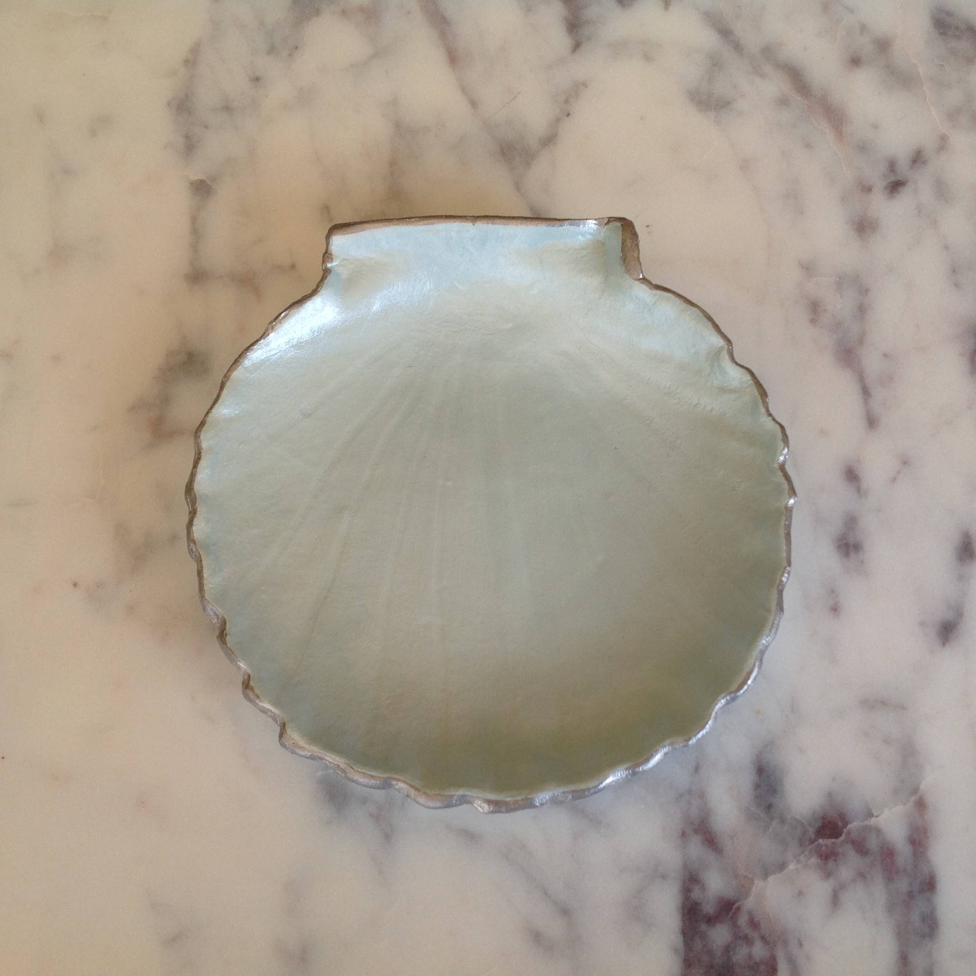 Shell Trinket Dish Clay Shell Dish Shell Ring Dish Sea | Etsy