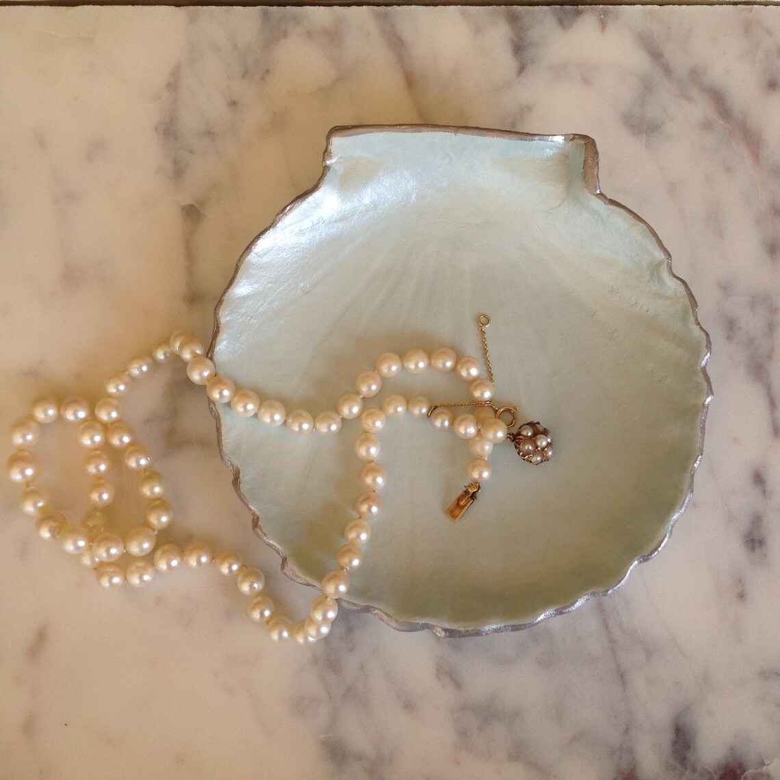 Shell Trinket Dish Clay Shell Dish Shell Ring Dish Sea | Etsy