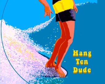 Hang Ten Art - Etsy