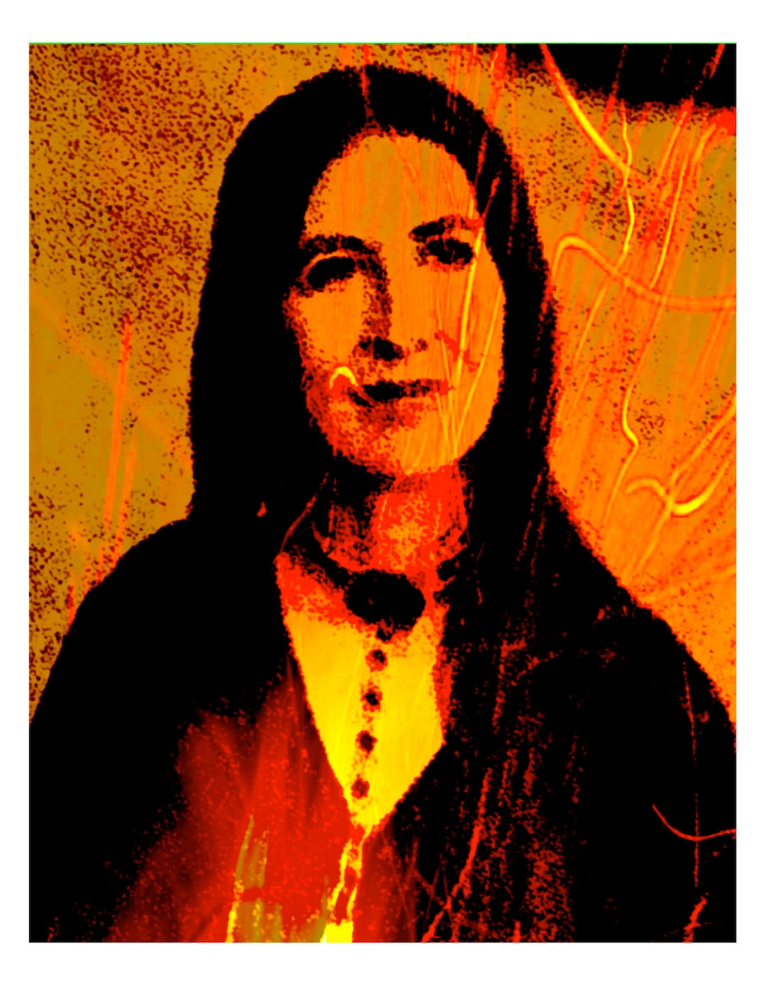 CHARLOTTE BLACK ELK Portrait Art Print/famous/women/native Americans ...