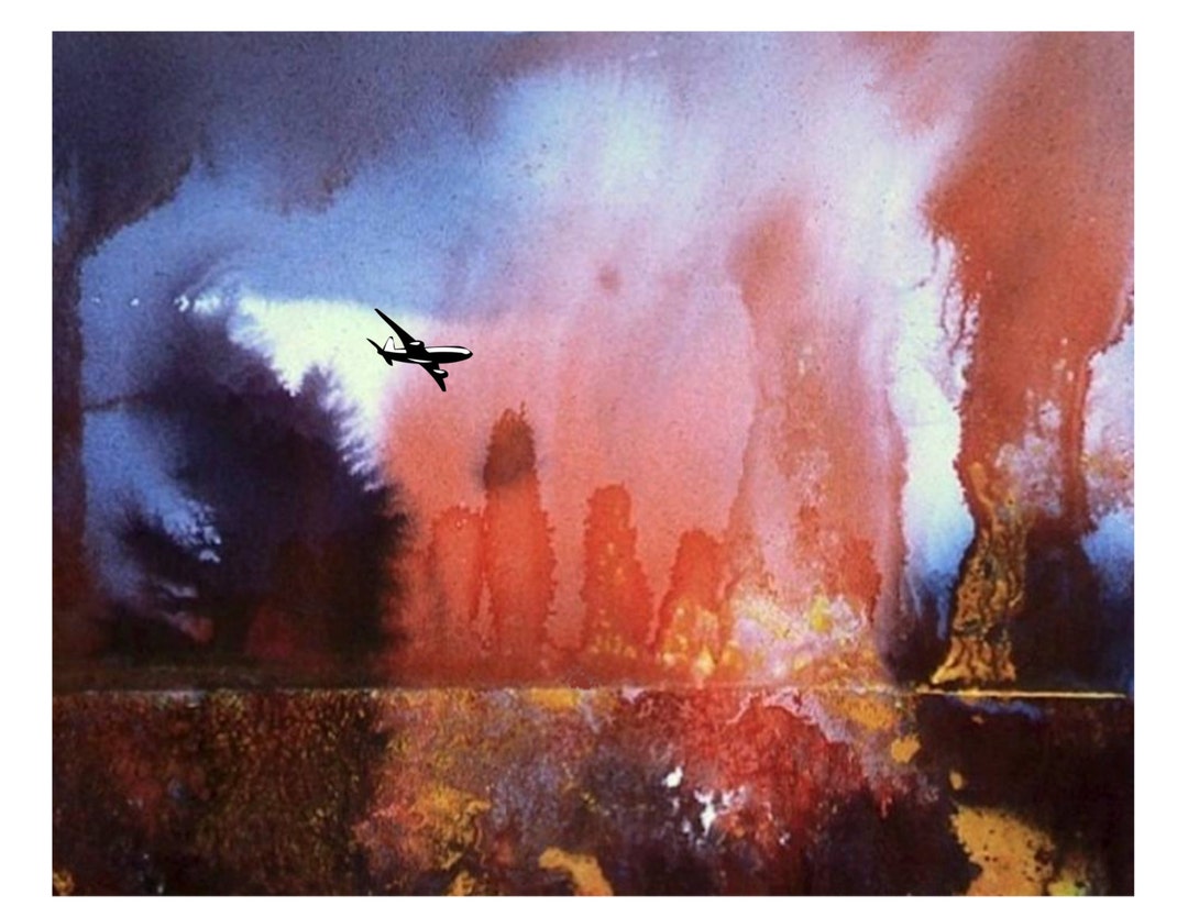 FIRE FLIERS Original Art Giclée Print of Semi-abstract Acrylic Painting ...