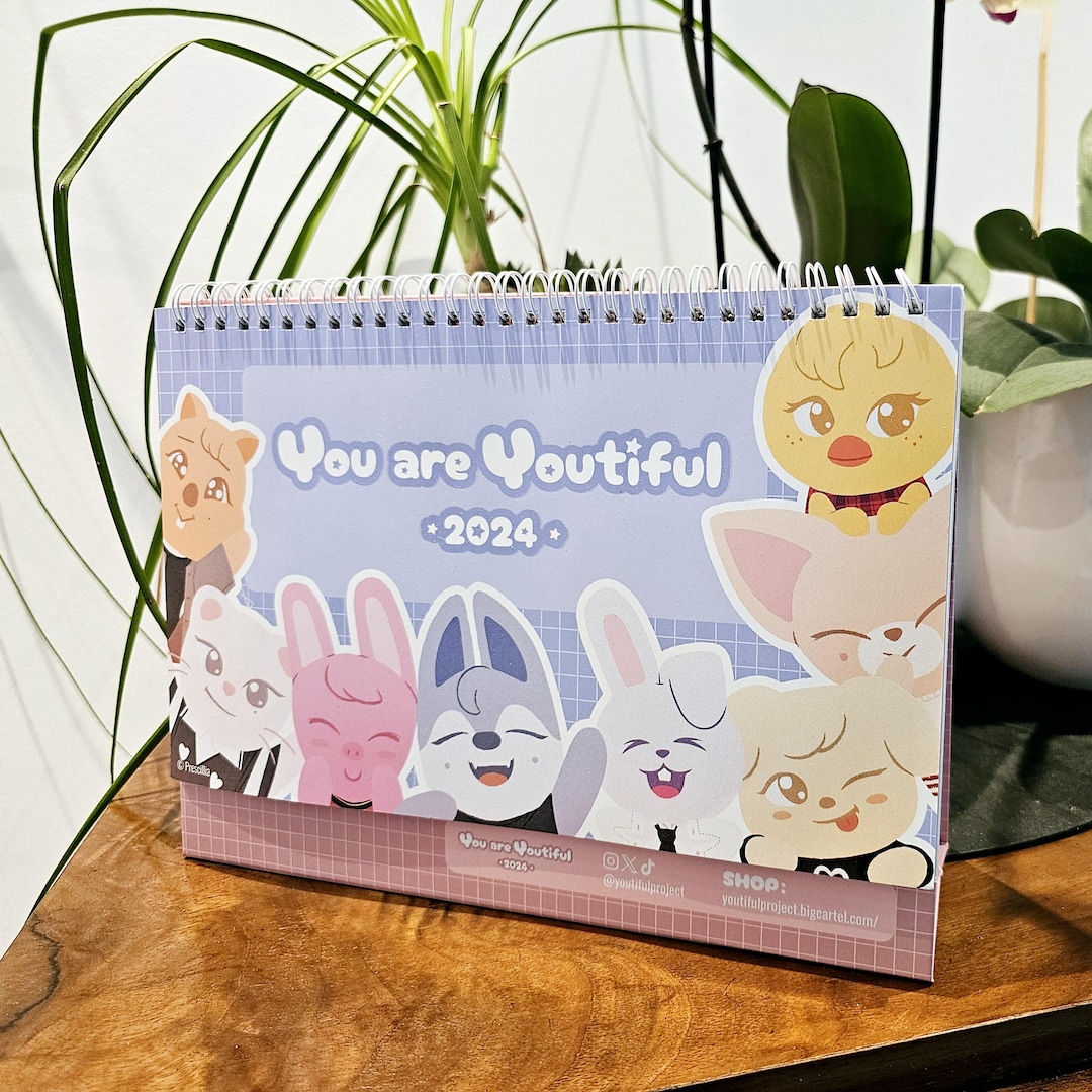 SKZOO Stray Kids Calendar 12 Illustrations at a Low Price Ideal Gift ...