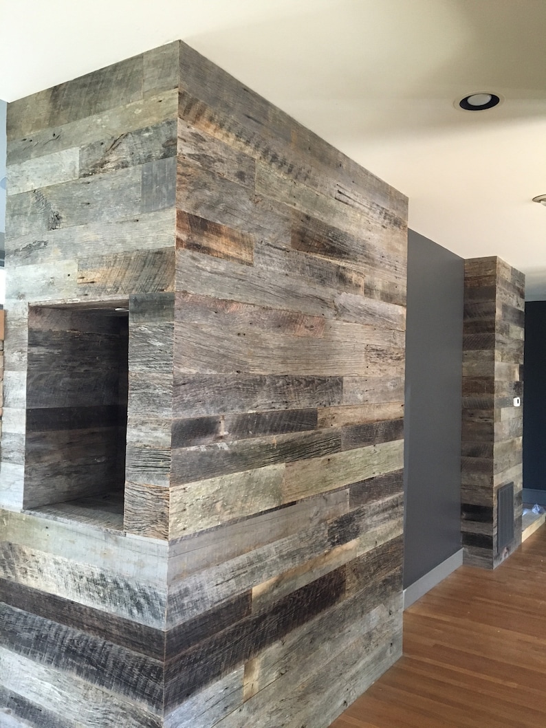 Reclaimed Barnwood Paneling, Weathered Gray - Etsy