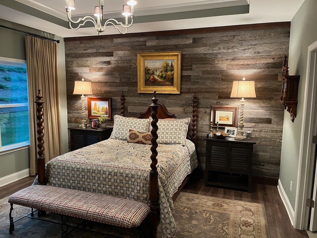 Reclaimed Barnwood Paneling, Weathered Gray - Etsy
