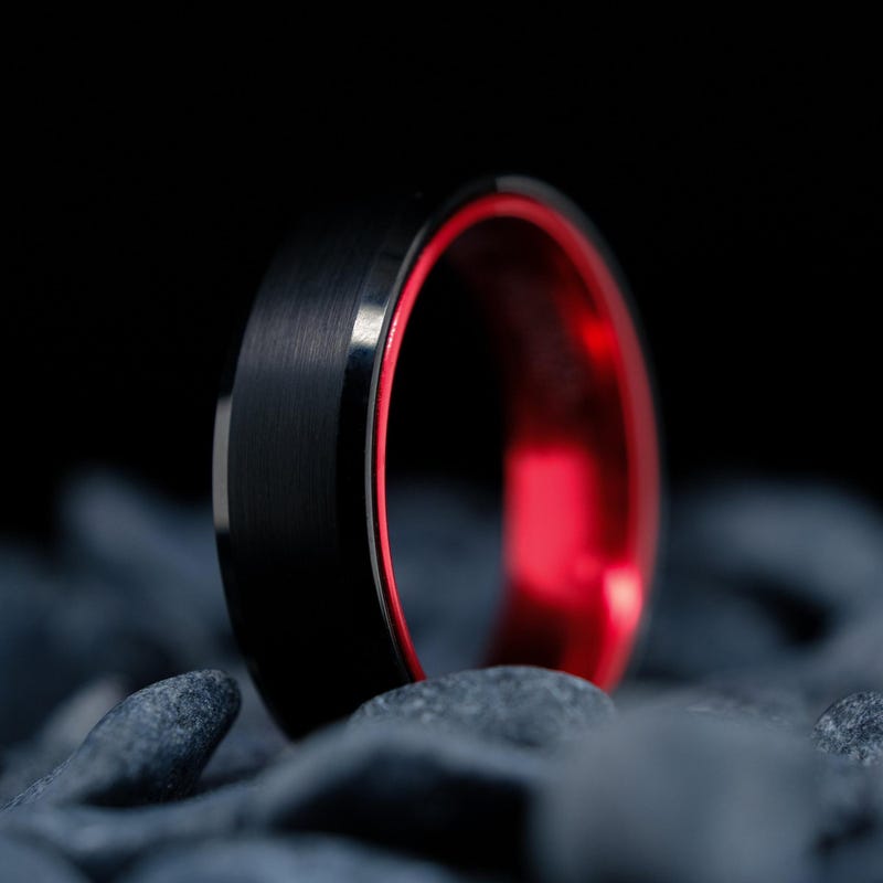 Engagement Rings Red Mens - Etsy
