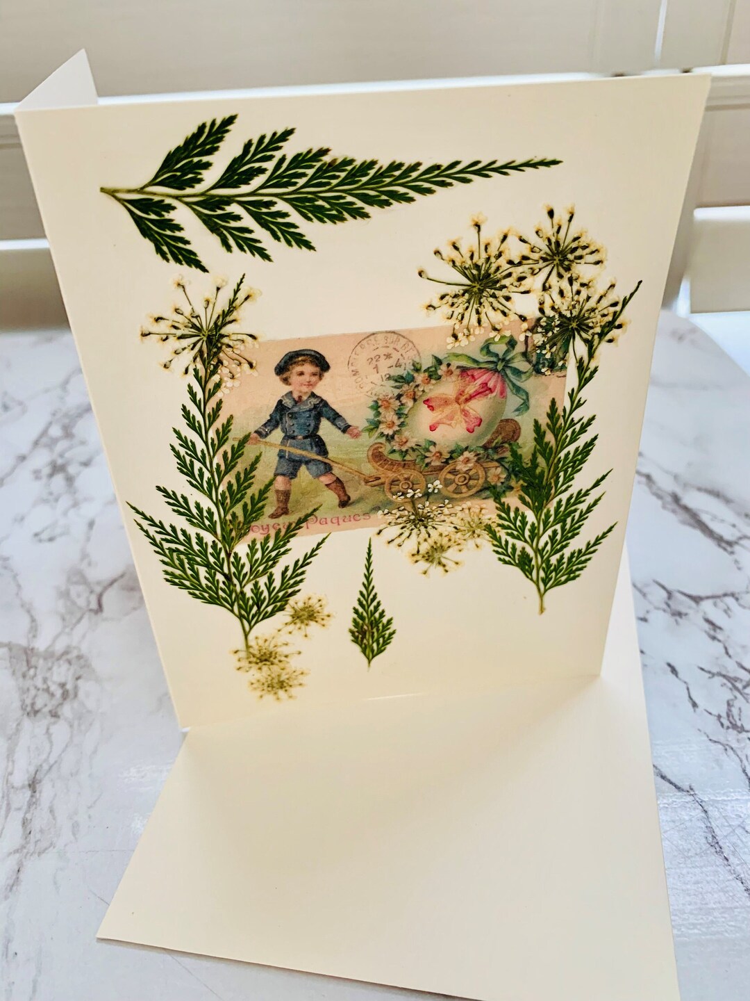 Unique Pressed Flower Note Cards, One-of-a-kind Nature Notes ...