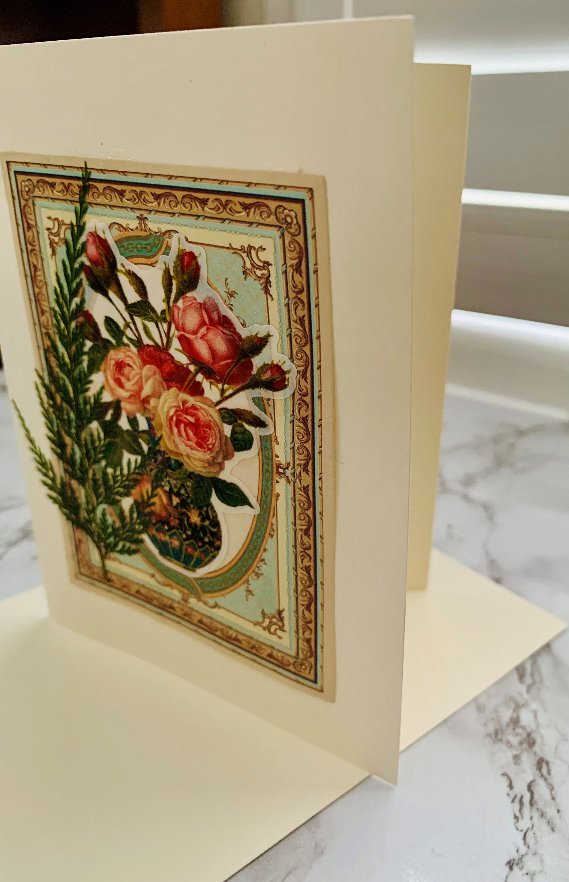 One-of-kind Pressed Flower Note Card Nature Notes Stationery Notes ...