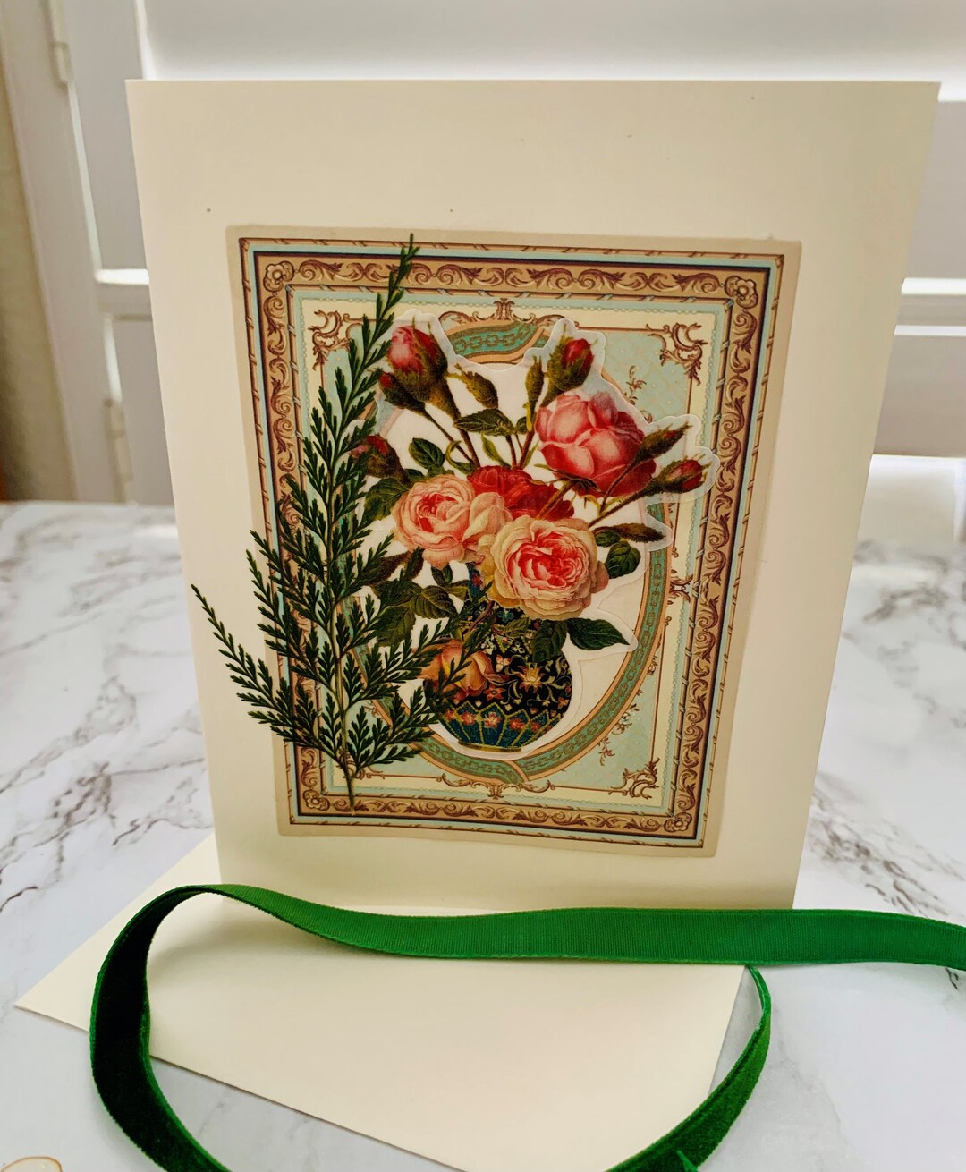 One-of-kind Pressed Flower Note Card Nature Notes Stationery Notes ...