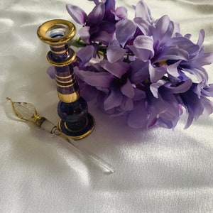 Rare Vintage Egyptian Glass Perfume Bottles With Applicators: Vanity ...