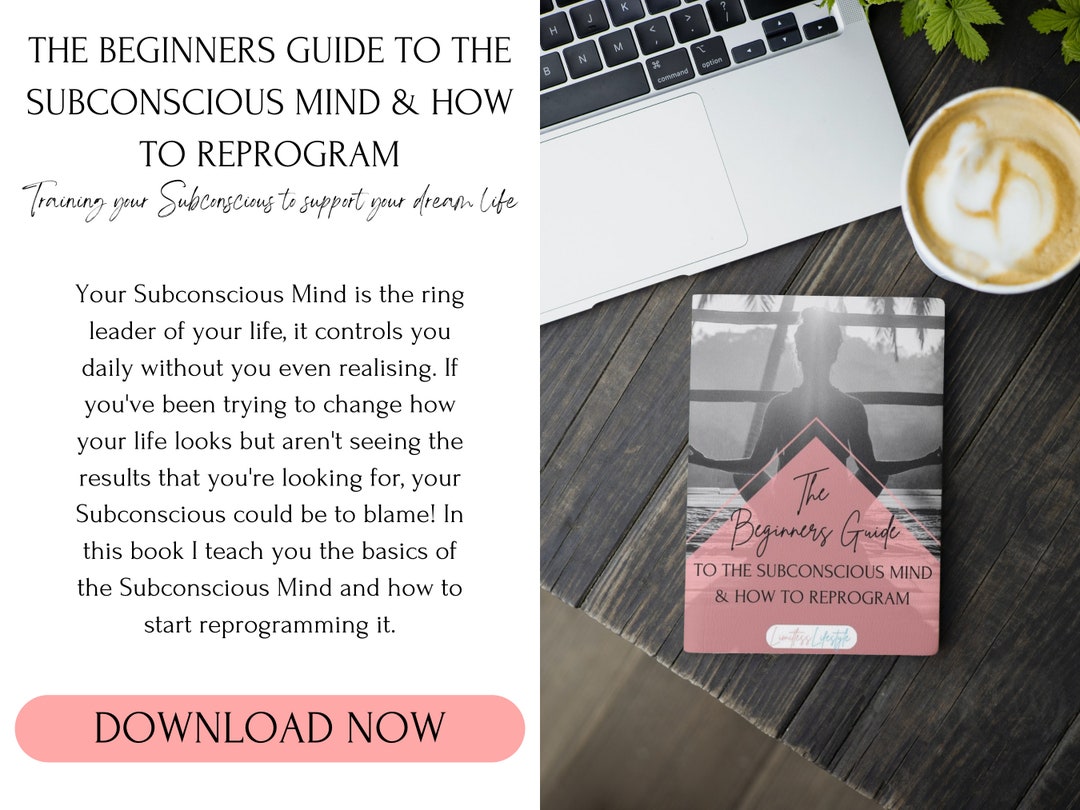Beginners Guide to the Subconscious Mind and How to Reprogram - Etsy