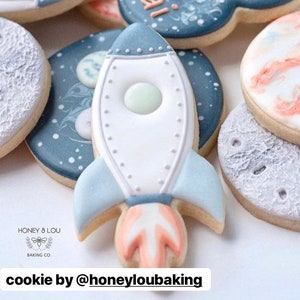 Rocket Cookie Cutter, Fondant Cutter, Space and Science Cutter, Solar ...