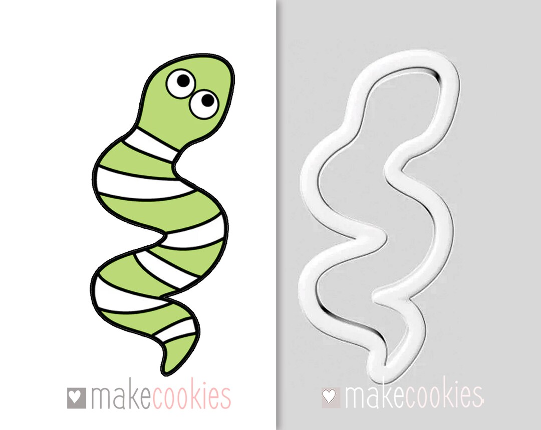 Snake Cookie Cutter, Reptile Cookie Cutter, Animal Cookie Cutter - Etsy